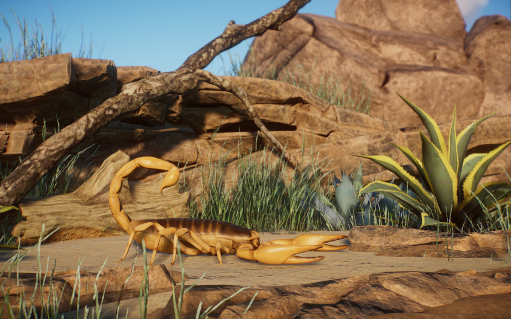 New Species - Giant Desert Hairy Scorpion (Habitat) V1.8 | Planet Zoo ...