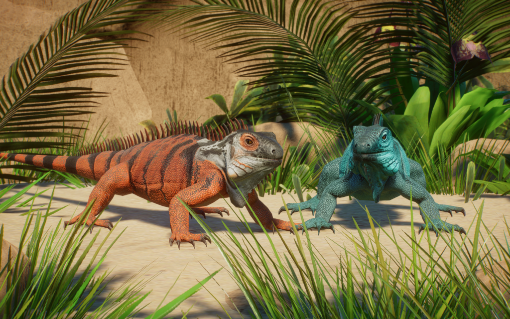 New Species - Green Iguana Axanthic and Fire Morphs V1.8 | Planet Zoo ...