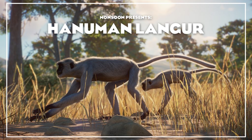 New Species - Hanuman Langur V1.9 | Planet Zoo Mod Download