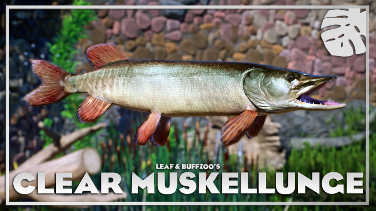 Clear Muskellunge - New Species V1.10 | Planet Zoo Mod Download