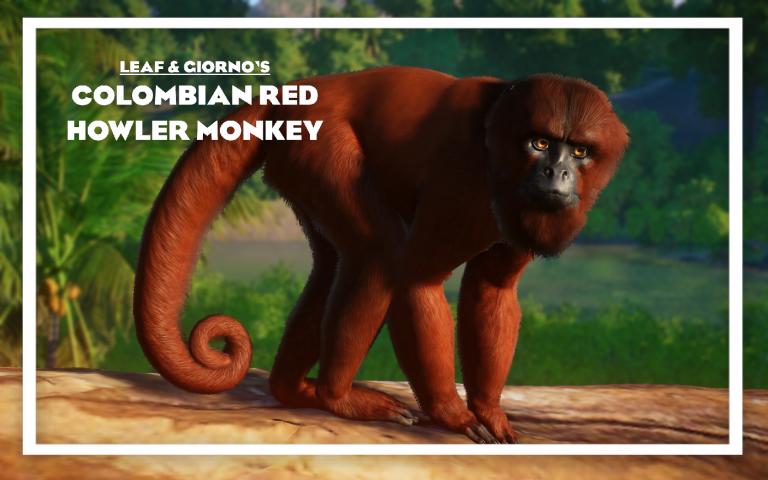 Colombian Red Howler Monkey - New Species 1.10 V1.0 | Planet Zoo Mod ...
