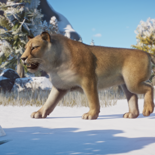 Steppe Lion (Cave Lion) - New Species 1.10 V1.0 | Planet Zoo Mod Download