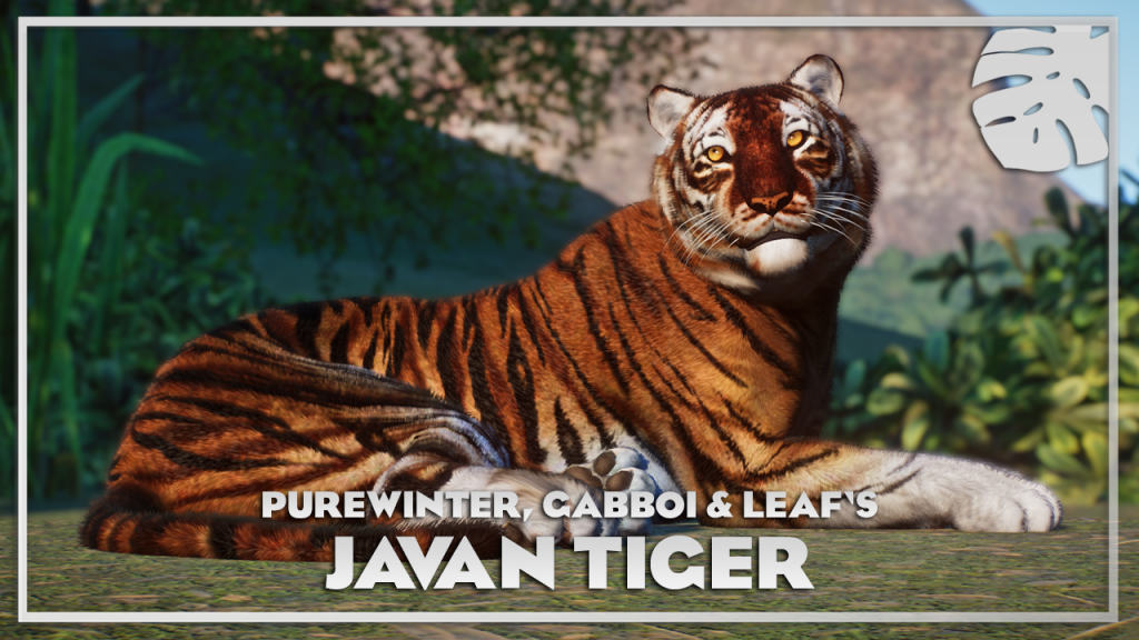 Javan Tiger - New Species V1.10 | Planet Zoo Mod Download