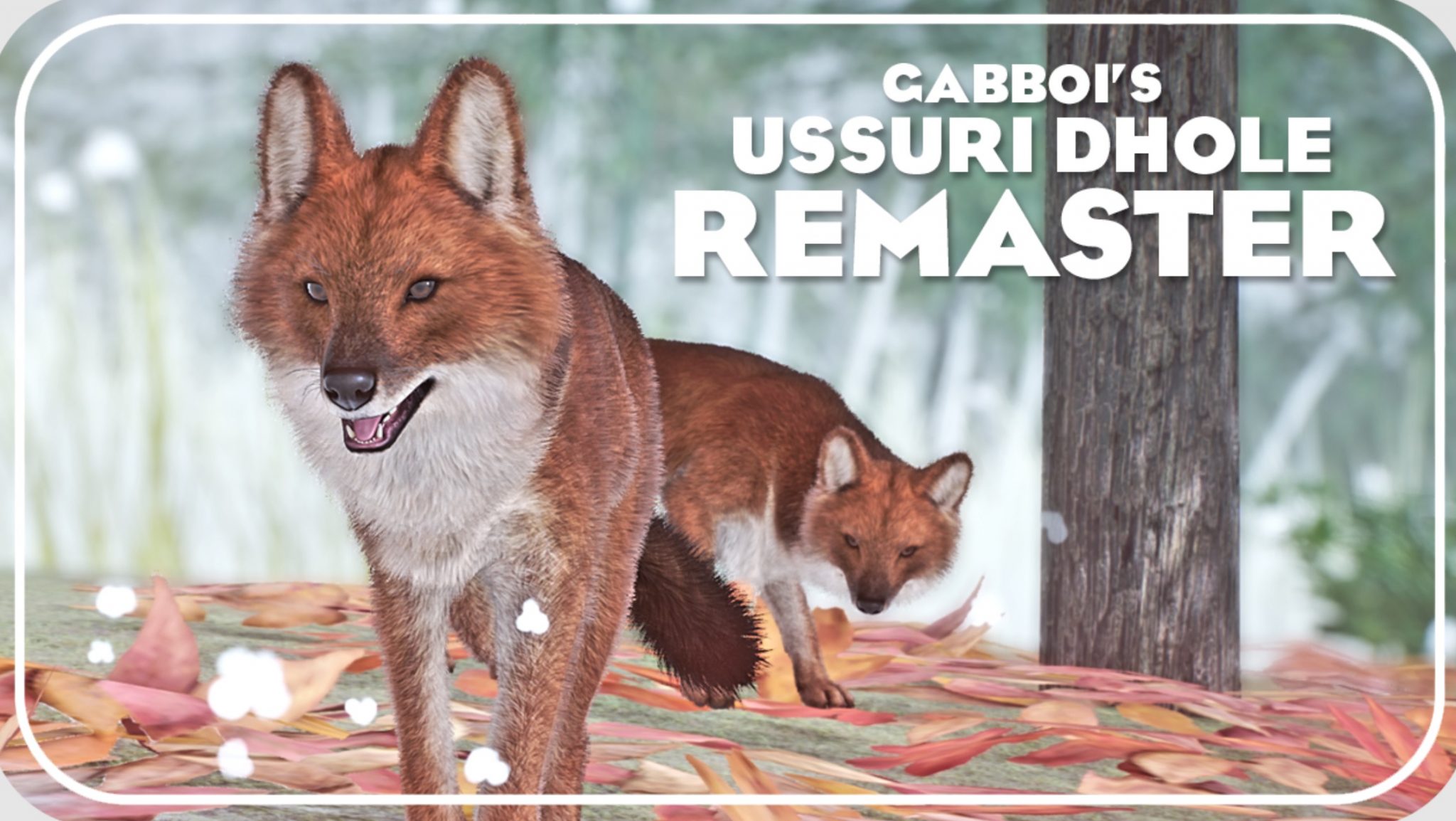 Ussuri Dhole Remaster 1.11 ACSE V1.0 | Planet Zoo Mod Download