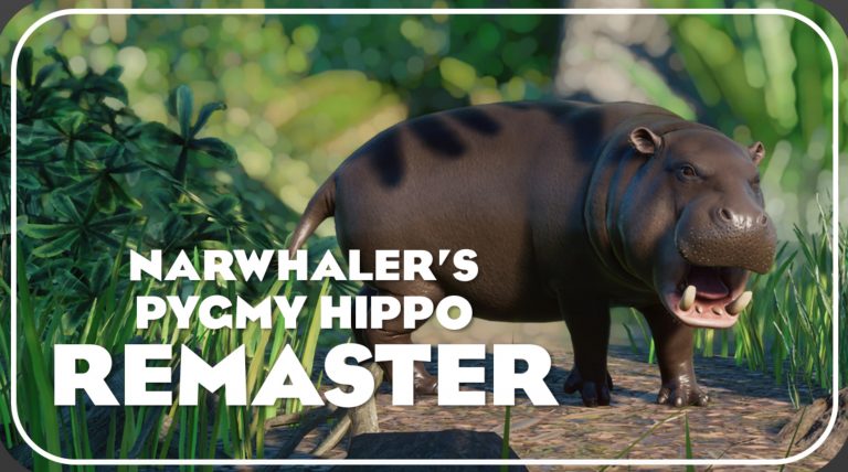 Pygmy Hippo Remaster V1.12 | Planet Zoo Mod Download