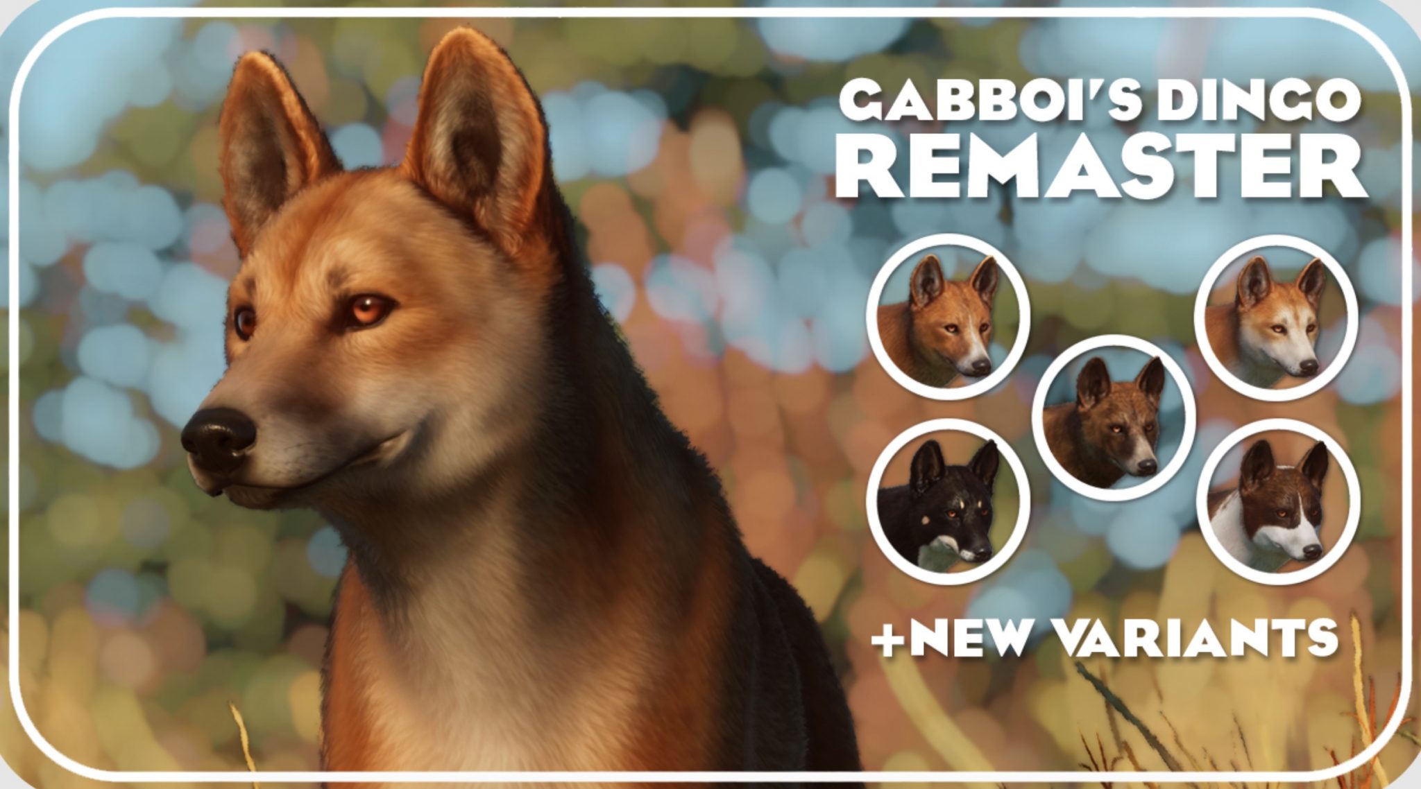 Dingo Remaster and New Variants 1.12 ACSE V1.0 | Planet Zoo Mod Download