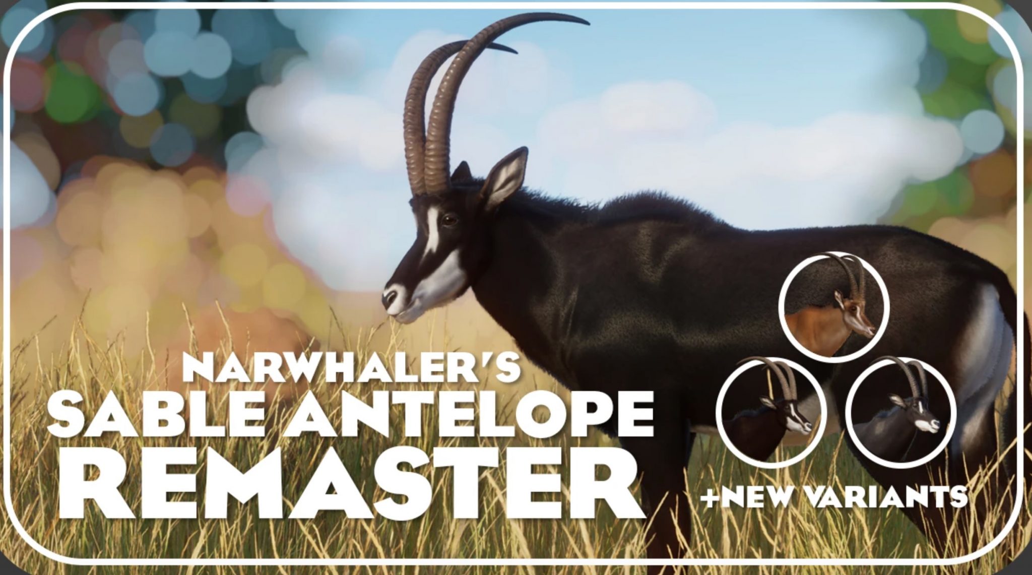 Sable Antelope Remaster V1.14 | Planet Zoo Mod Download