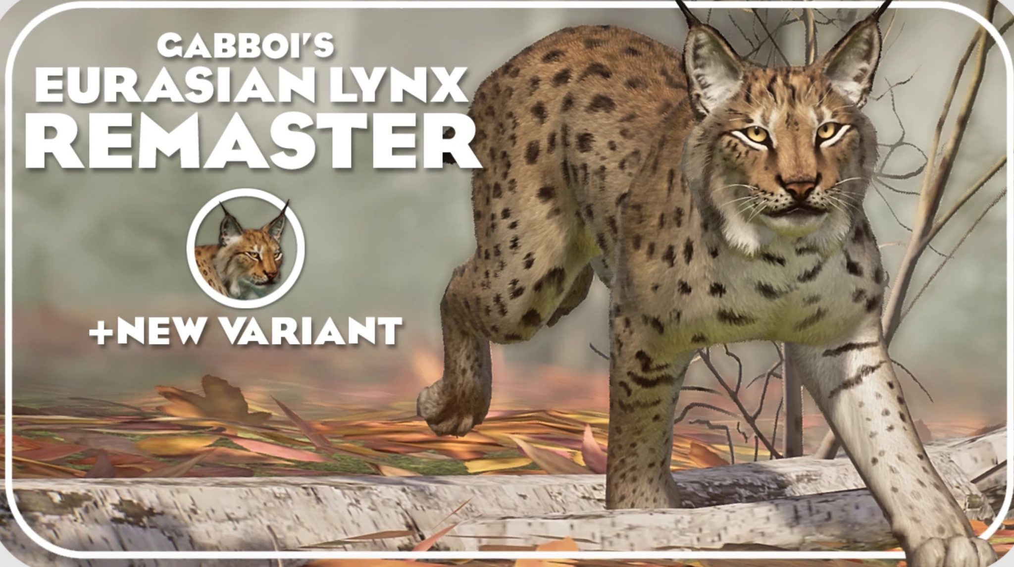 Eurasian Lynx Remaster and New Variant (1.14) V1.1 | Planet Zoo Mod Download